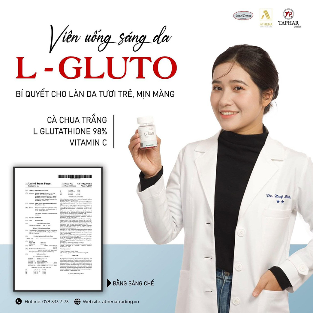 THỰC PHẨM BẢO VỆ SỨC KHOẺ L – GLUTO [Sáng da - chống nắng]